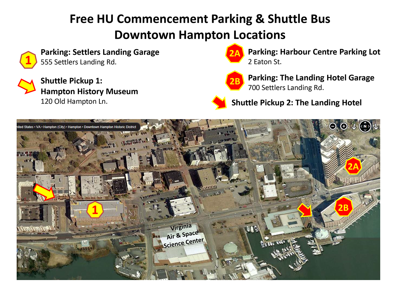 Commencement Parking From Downtown - Commencement