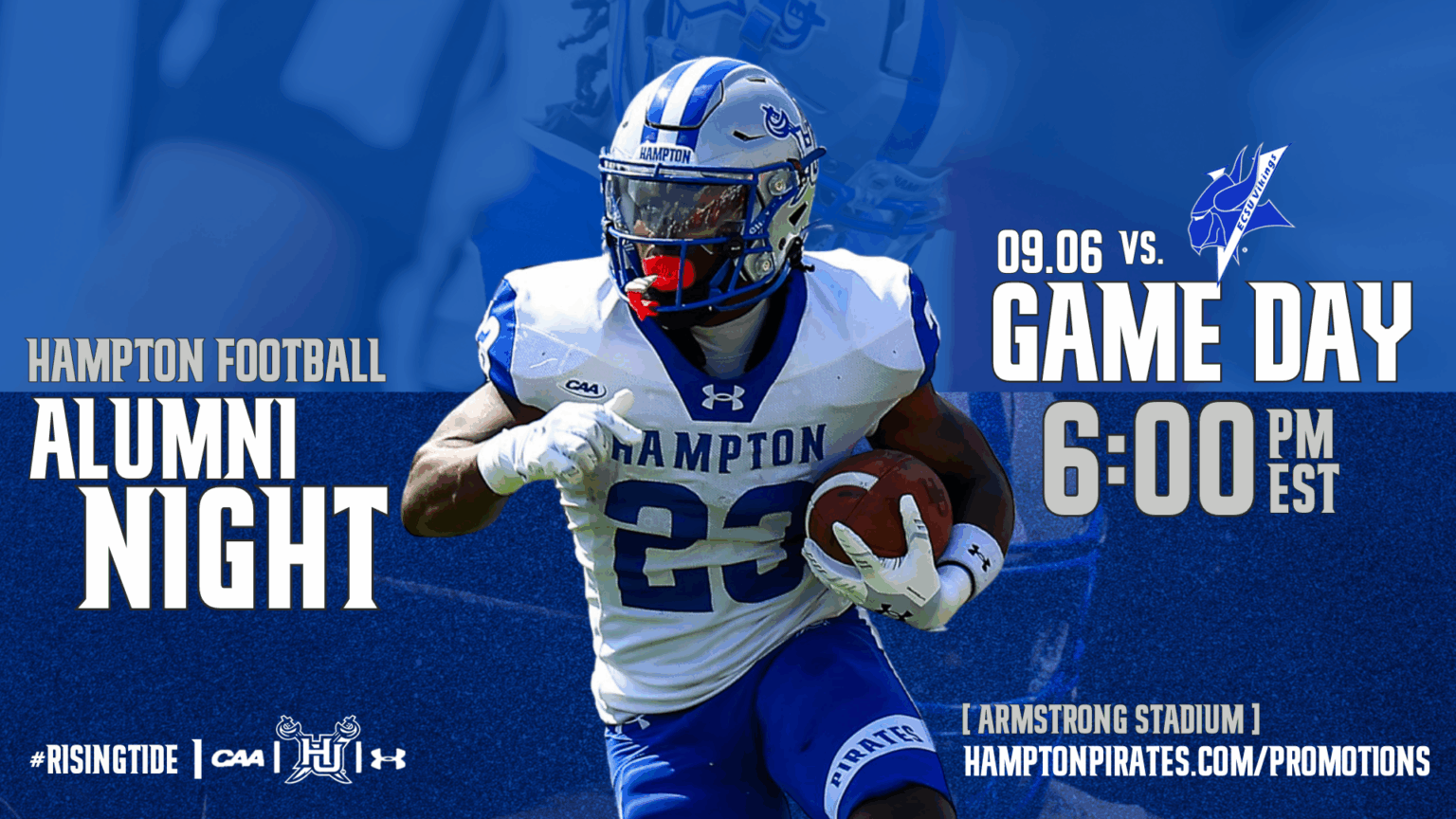 Hampton Football Returns – Saturday, September 6th at 6:00 pm - Pirate ...