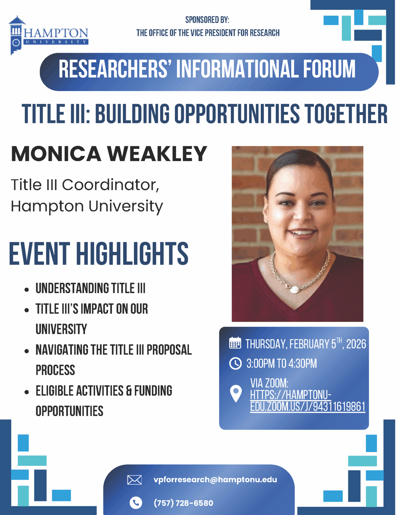 TITLE III: BUILDING OPPORTUNITIES TOGETHER - Pirate Press