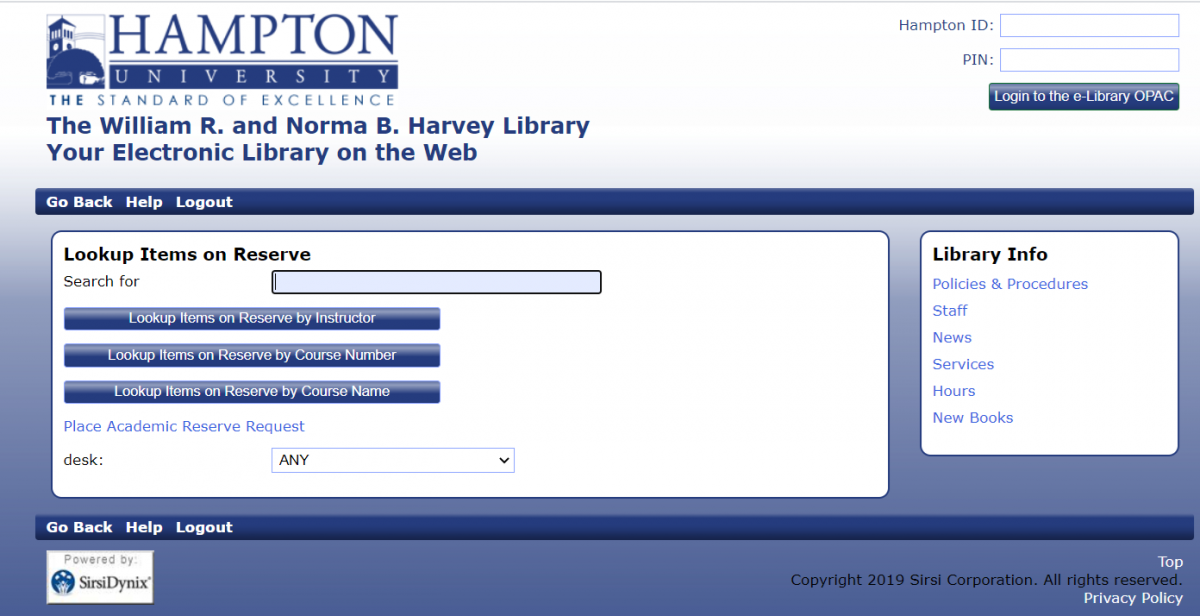 About Us – Harvey Library